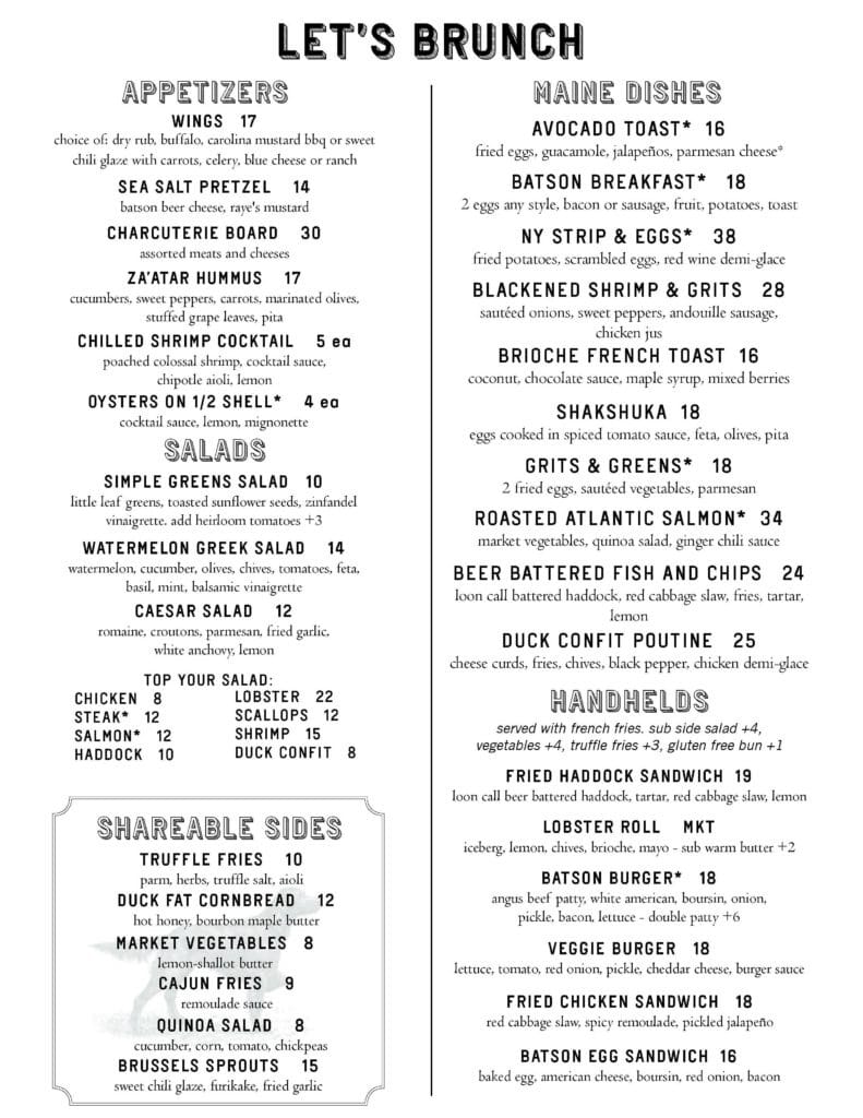 Local Maine Restaurant - Portland ME - Batson River Brewing & Distilling